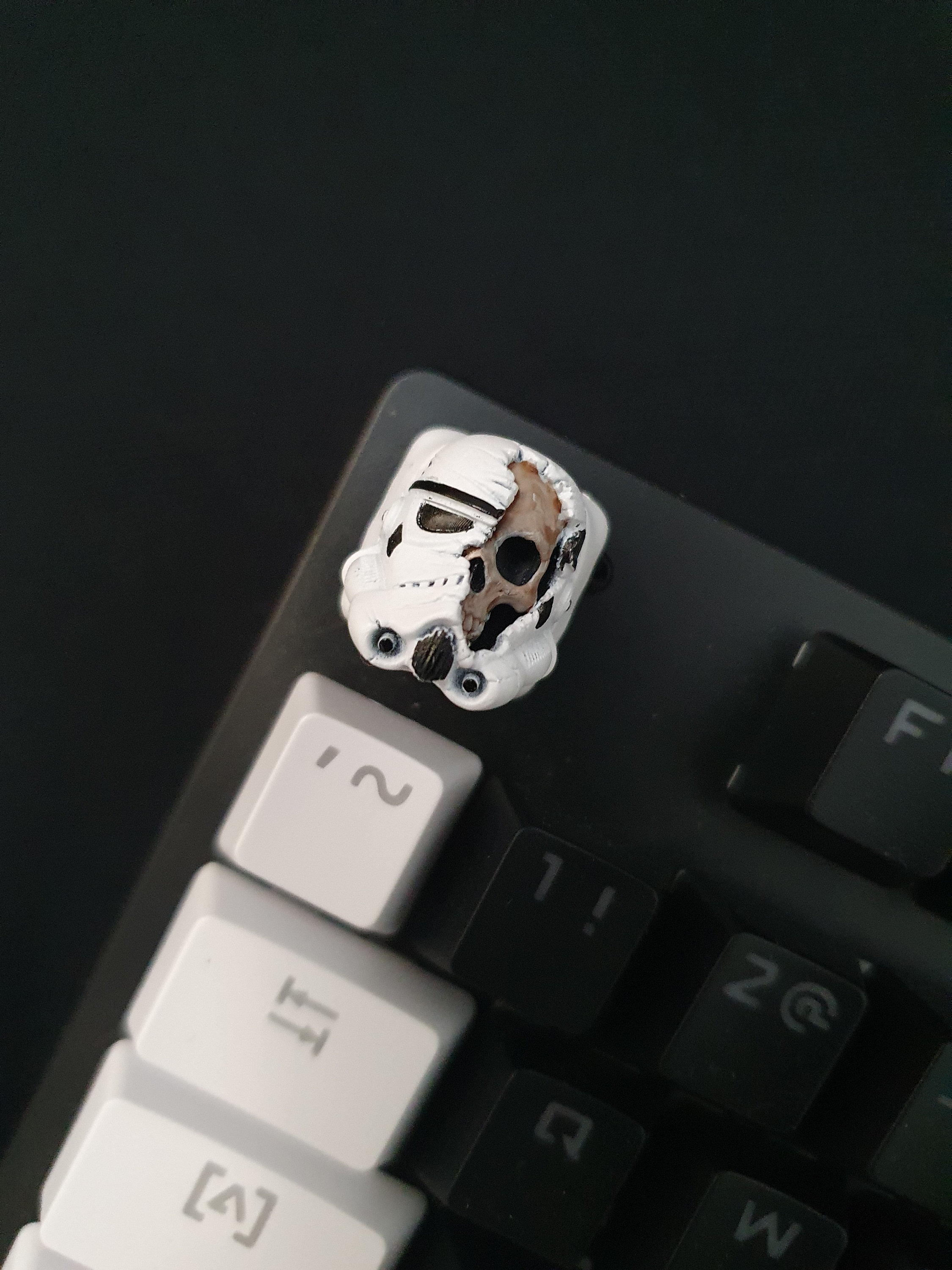 Artisan Custom Keycaps Keyboard Star Wars White Stormtrooper Skull ...