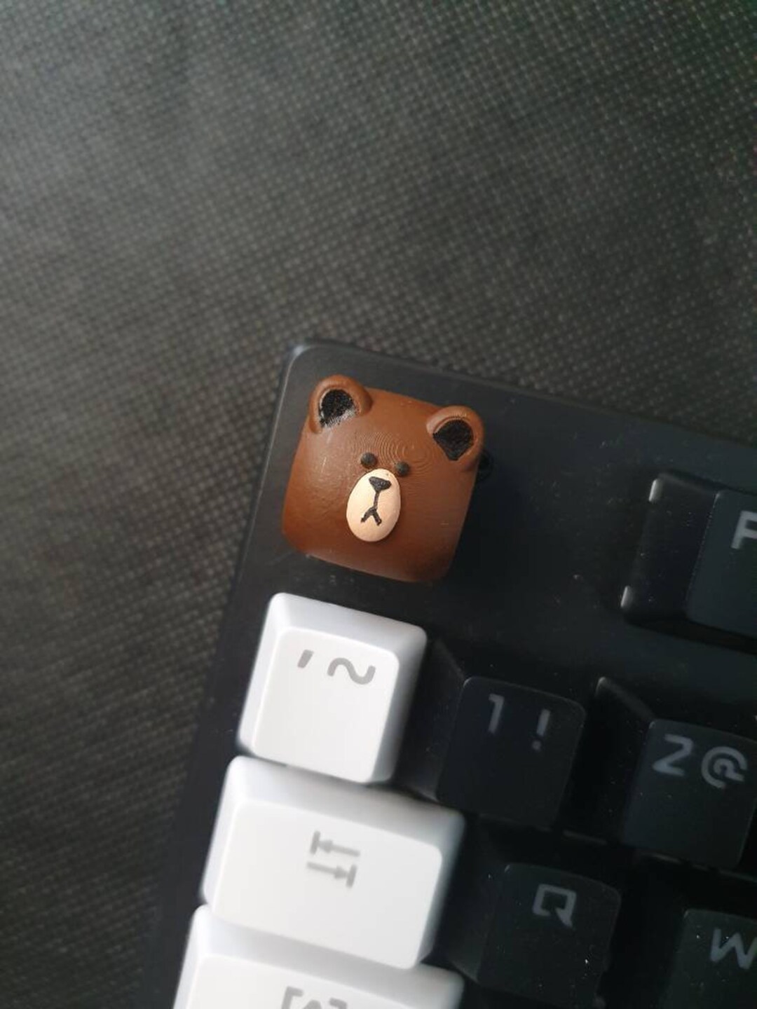 Artisan Custom Keycaps Keyboard Male BEAR Brown LINE Mechanical ...
