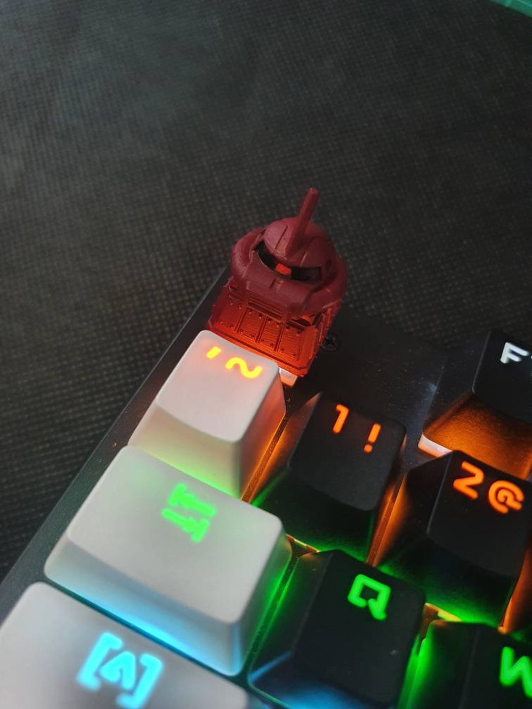 Artisan Custom Keycaps Keyboard Gundam Zaku MS-06S Mechanical Switches ...