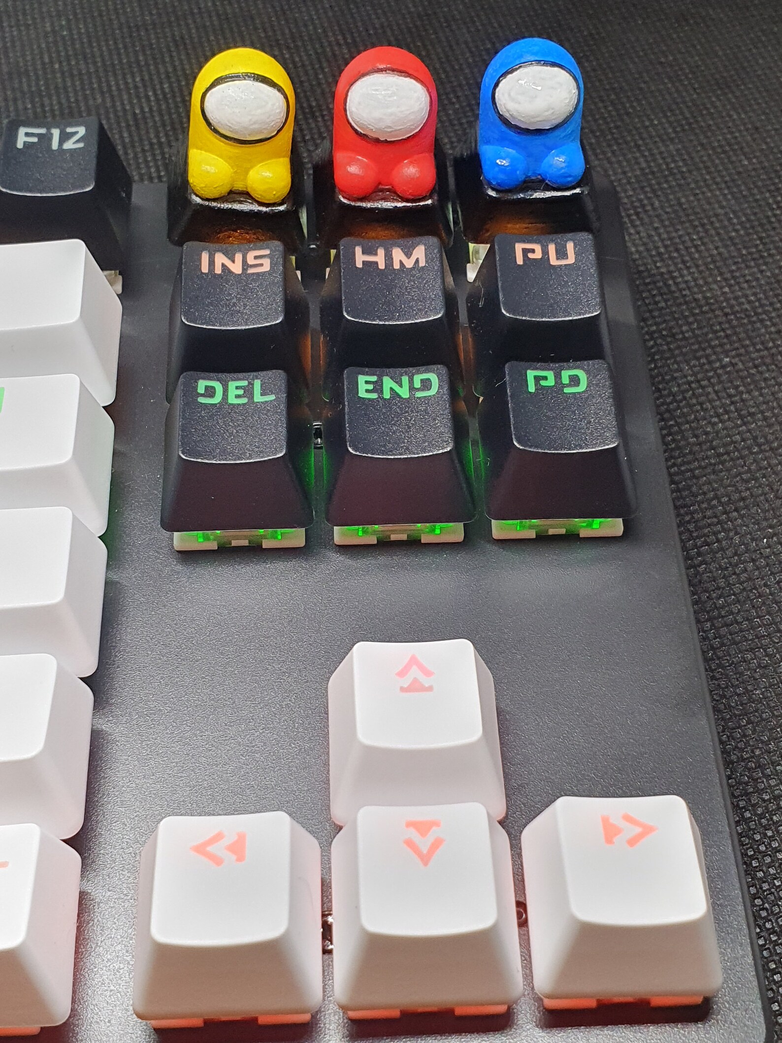 Artisan Custom Keycaps Keyboard Among Us Character Game Mechanical ...