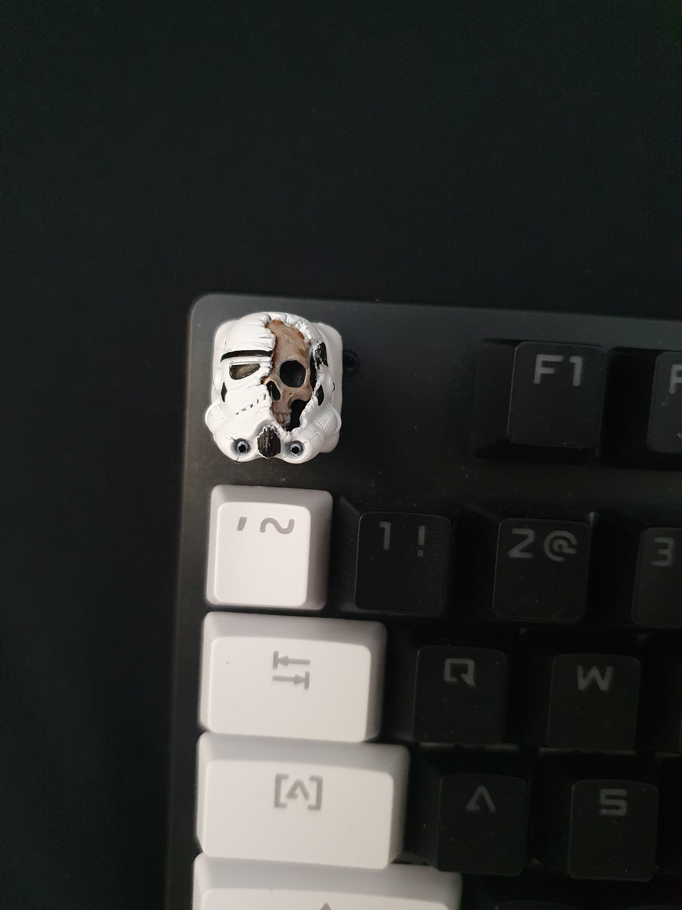 Artisan Custom Keycaps Keyboard Star Wars White Stormtrooper Skull ...