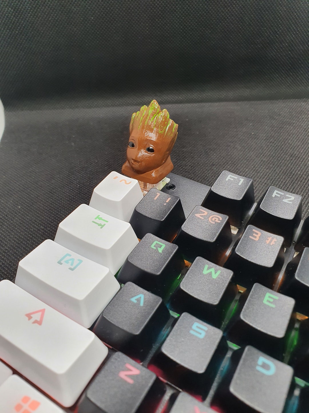 Artisan Custom Keycaps Keyboard Groot Baby Marvel Guardians of the ...
