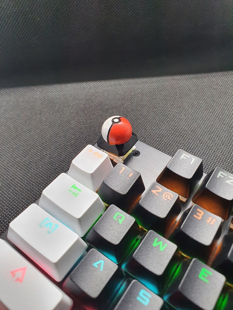 Artisan Custom Keycaps Keyboard Pokeball Pokemon Pikachu - Etsy