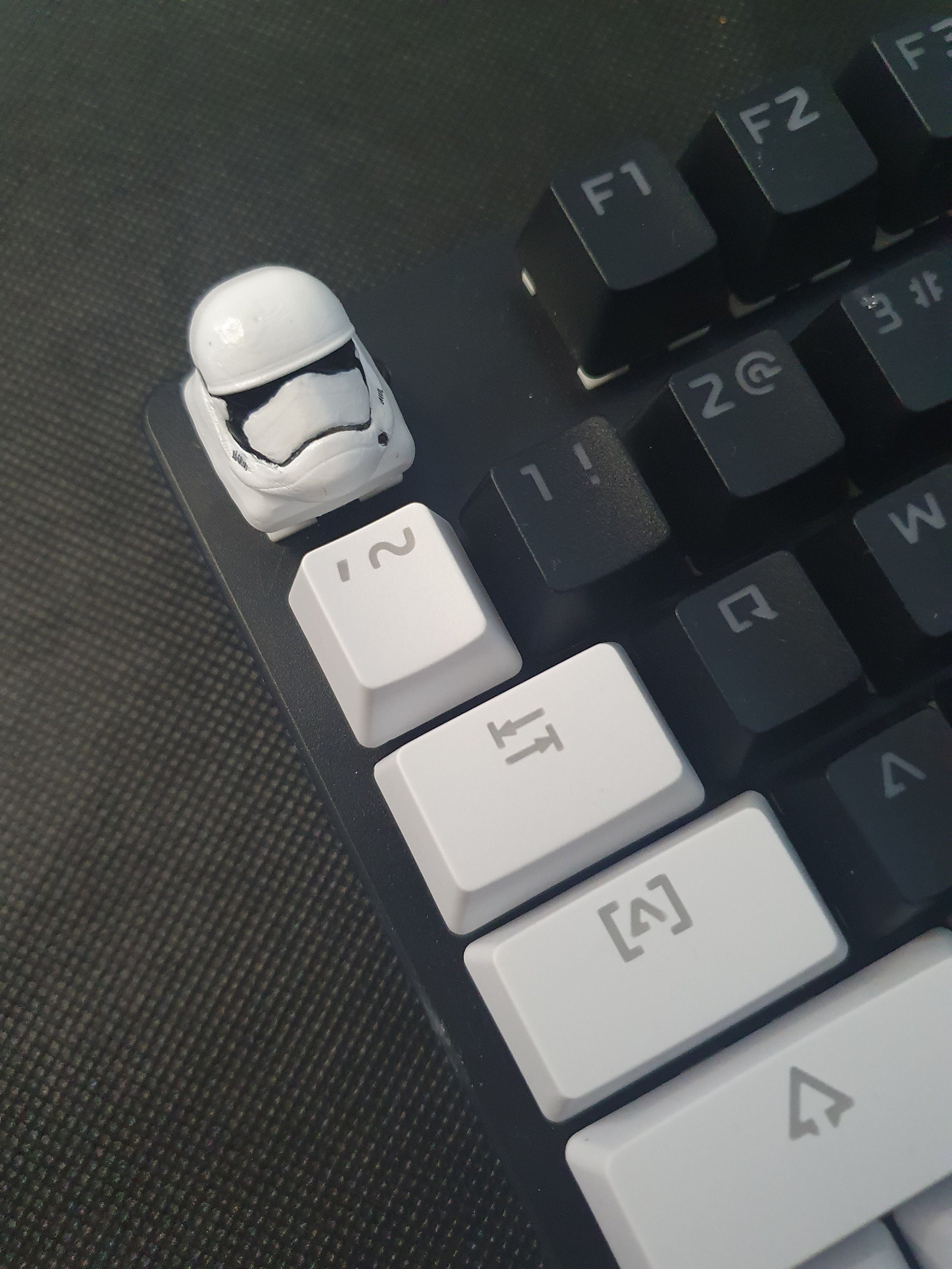 Artisan Custom Keycaps Keyboard Star Wars Black White First Order ...