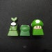 Artisan Custom Keycaps Keyboard Among Us Green Character Game ...