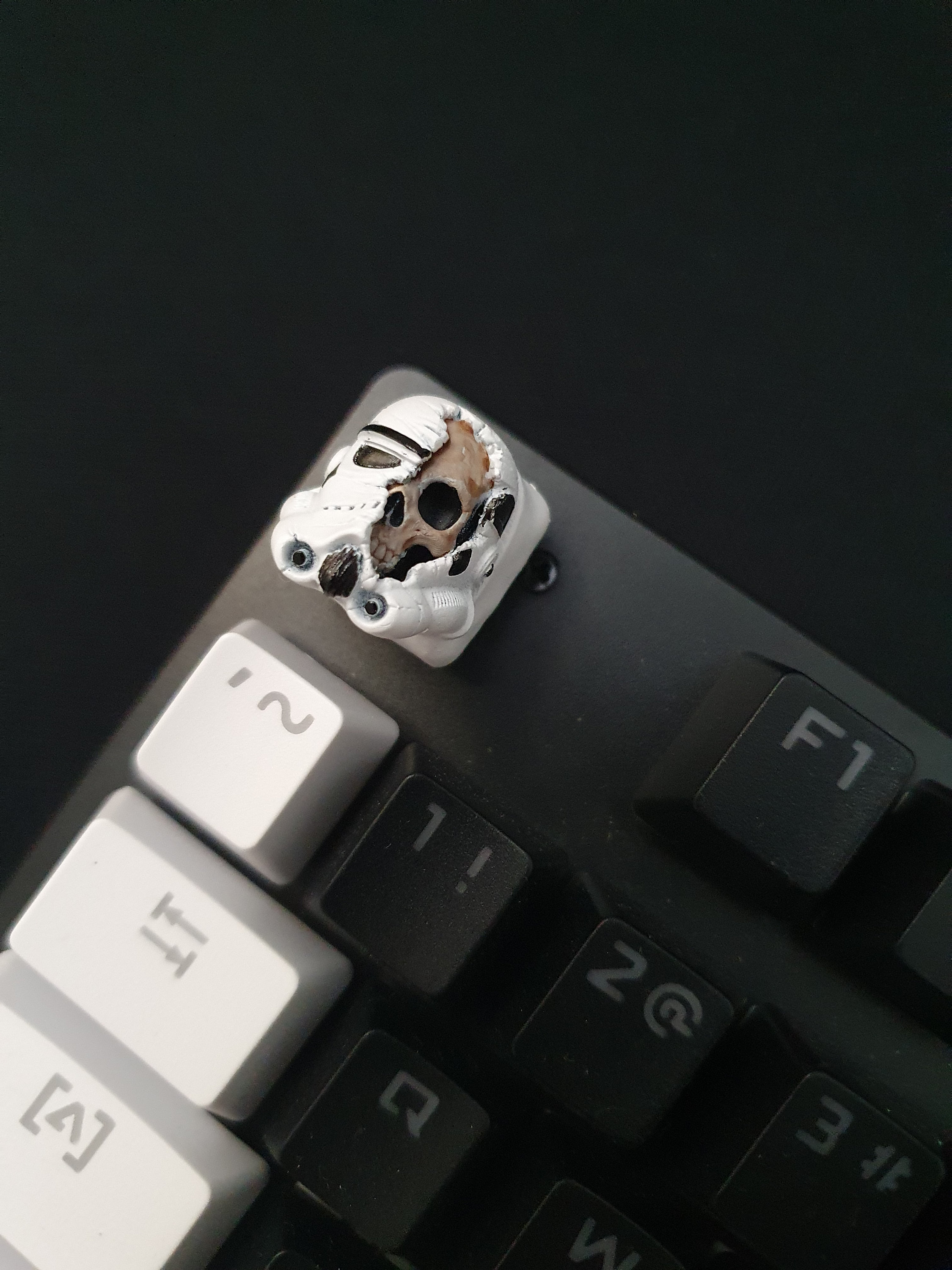 Artisan Custom Keycaps Keyboard Star Wars White Stormtrooper Skull ...