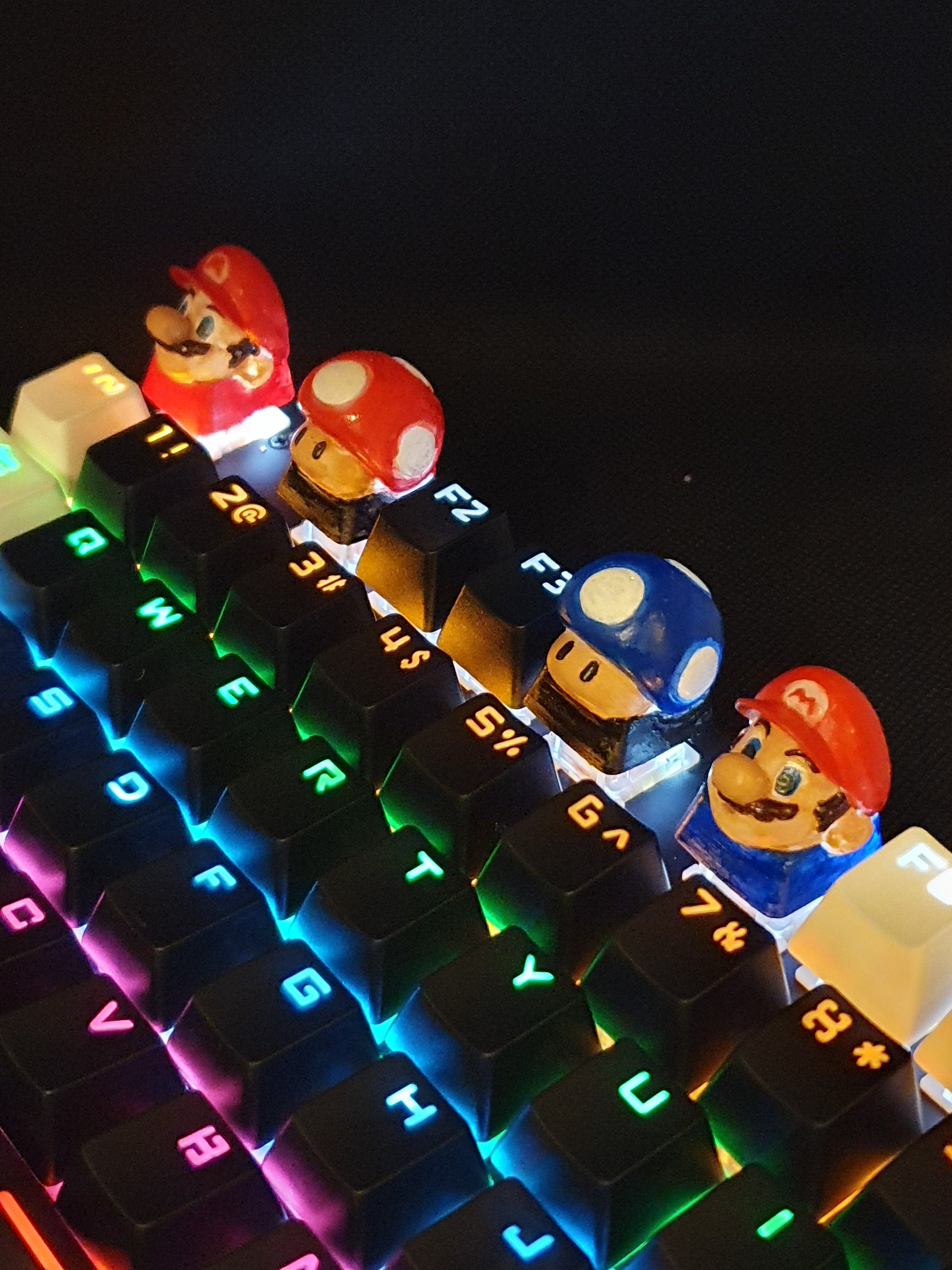 Artisan Custom Keycaps Keyboard Super Mario Nintendo Mush Room - Etsy
