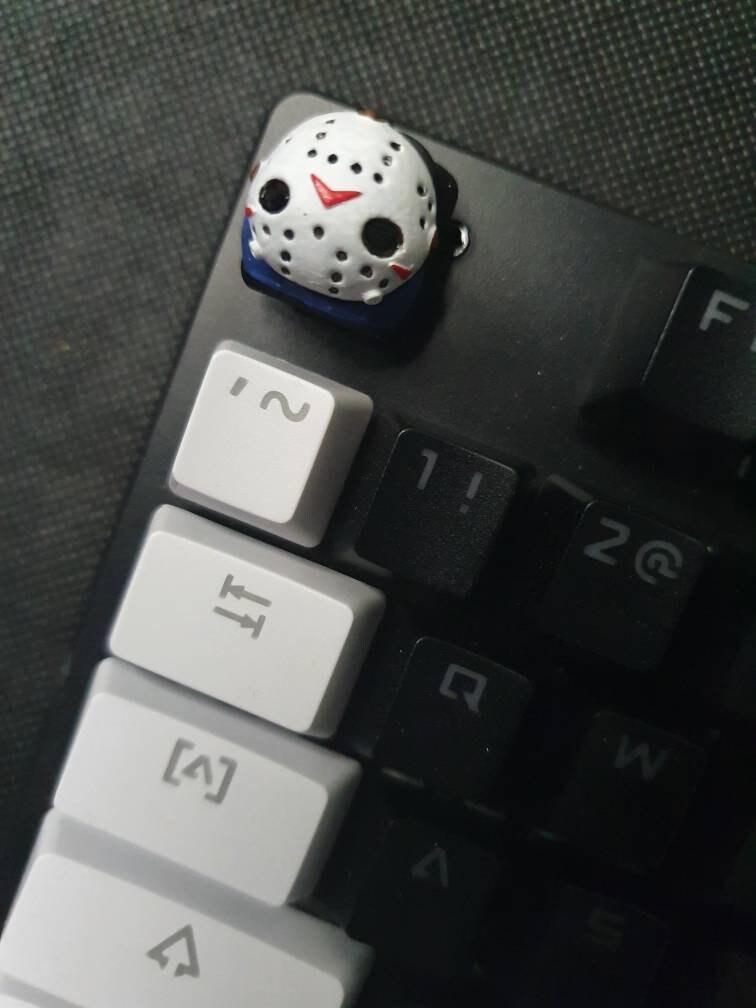 Artisan Custom Keycaps Keyboard Jason Voorhees Friday the 13th ...