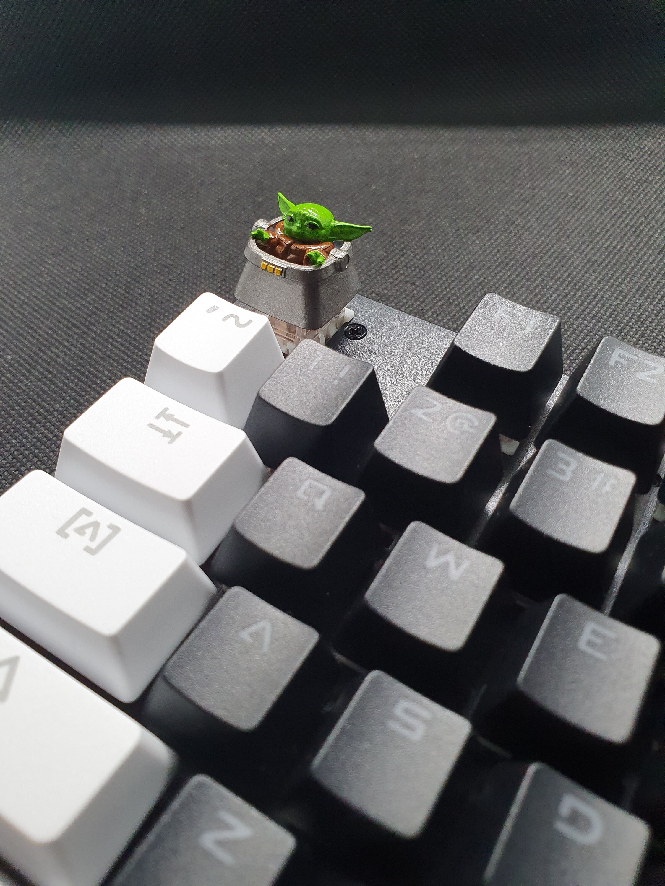 Artisan Custom Keycaps Keyboard Baby YODA Star Wars Mechanical Switches ...