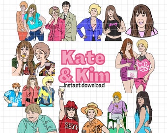 Kath and Kim Svg - Etsy Australia