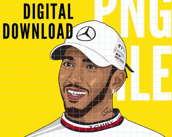 Lewis Hamilton Svg - Etsy UK