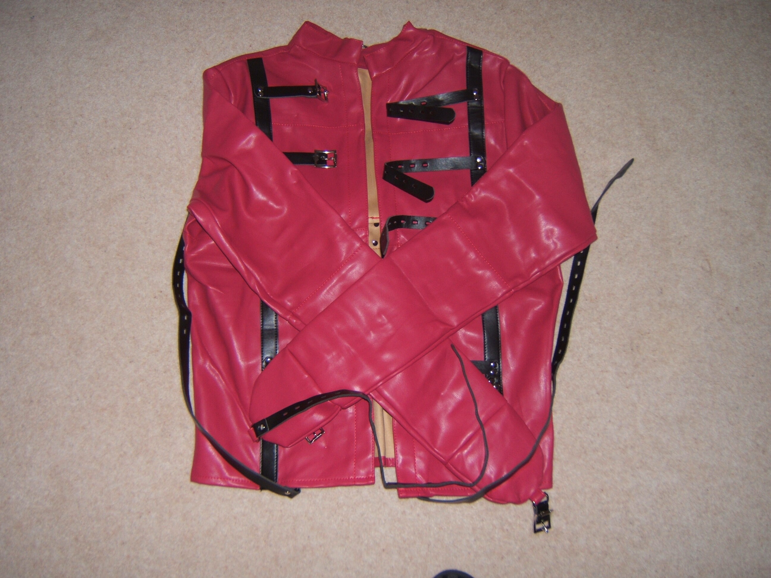 Staright Jacket, Bondage Suit, Escape Jacket, Bondage Restraints. Size ...