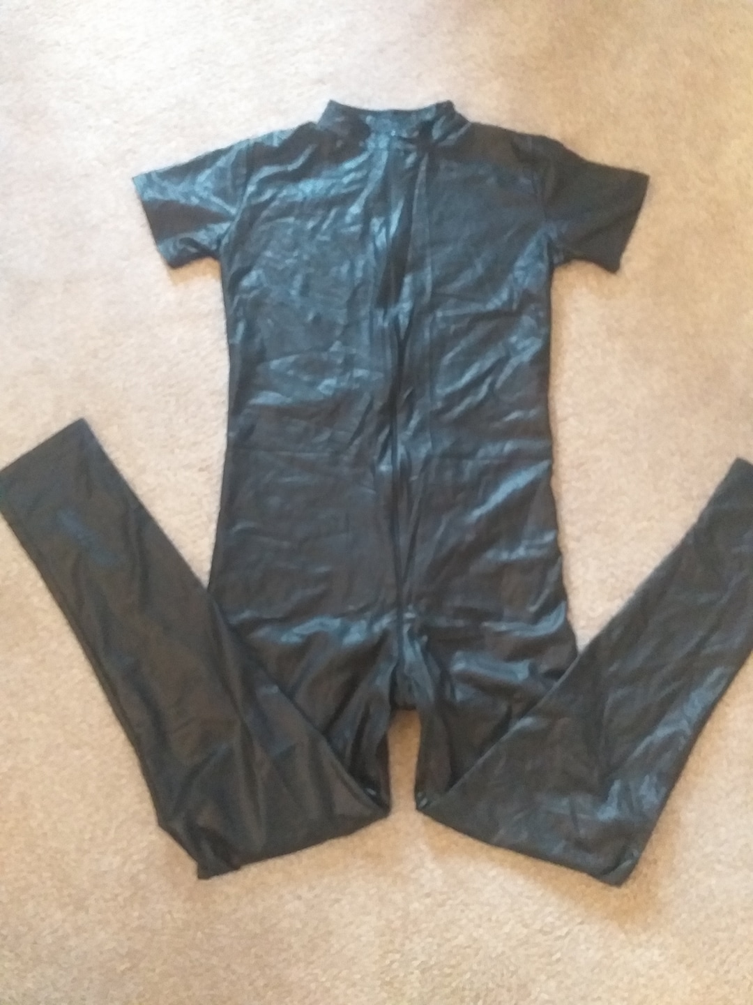 Mens PVC Bodysuit, Bondage Suit, PVC, Short Sleeves, Size M/L - Etsy