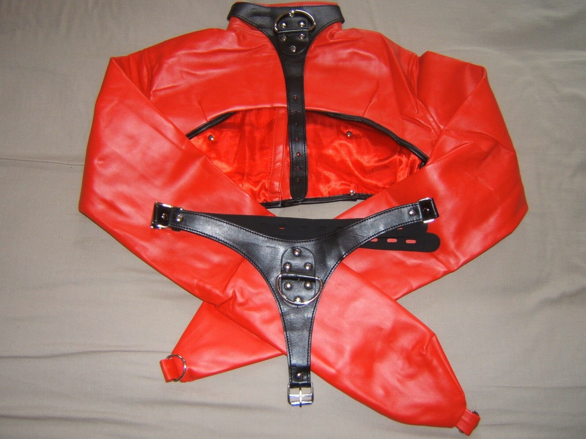 Staright Jacket, Bondage Suit, Escape Jacket, Bondage Restraints. Size ...