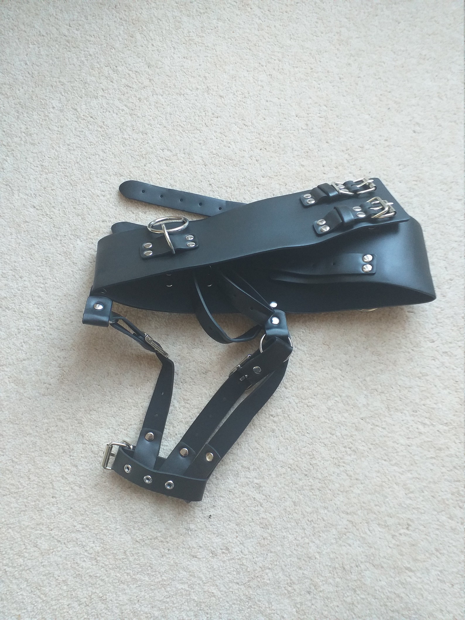 Magic Wand Holder, Straight Jacket, Bondage Clothing. Fully Adjustable ...