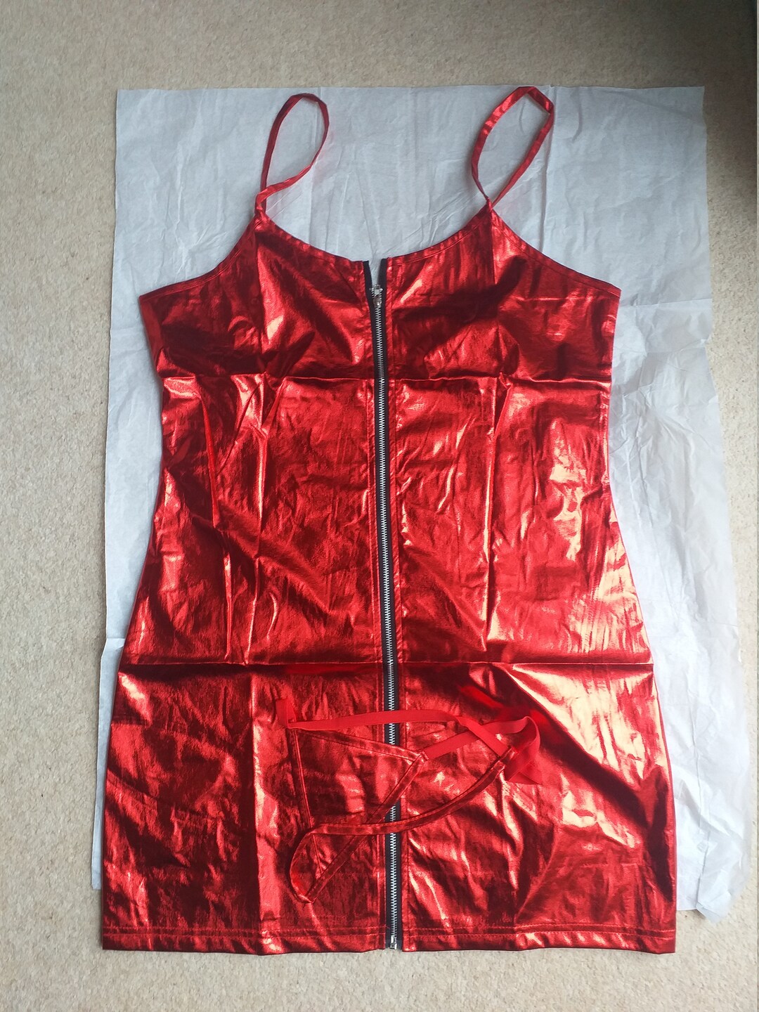 PVC Dress, Sexy Bodysuit, Lingerie, PVC, Size XL 14/16 - Etsy