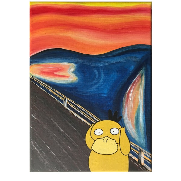 Psyduck the Scream - Etsy