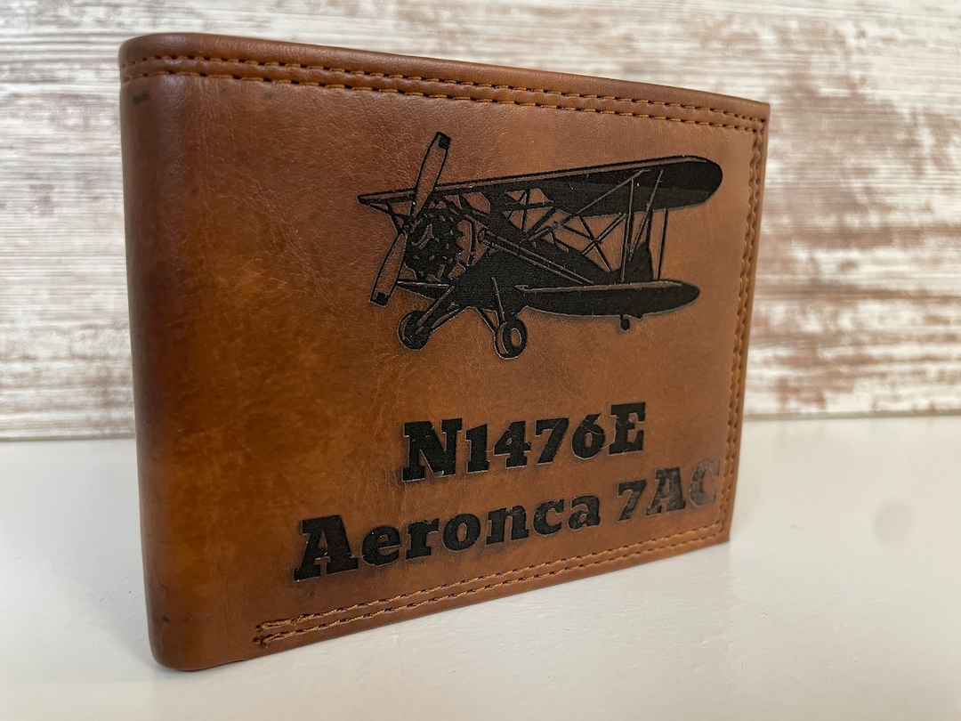 Pilot Wallet, Pilot Gift, Bi-fold Wallet, Aviation Gift, Aviator - Etsy