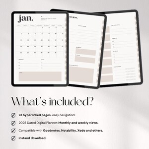 2025 Digital Planner for iPad & Android | Goodnotes and Notability ...