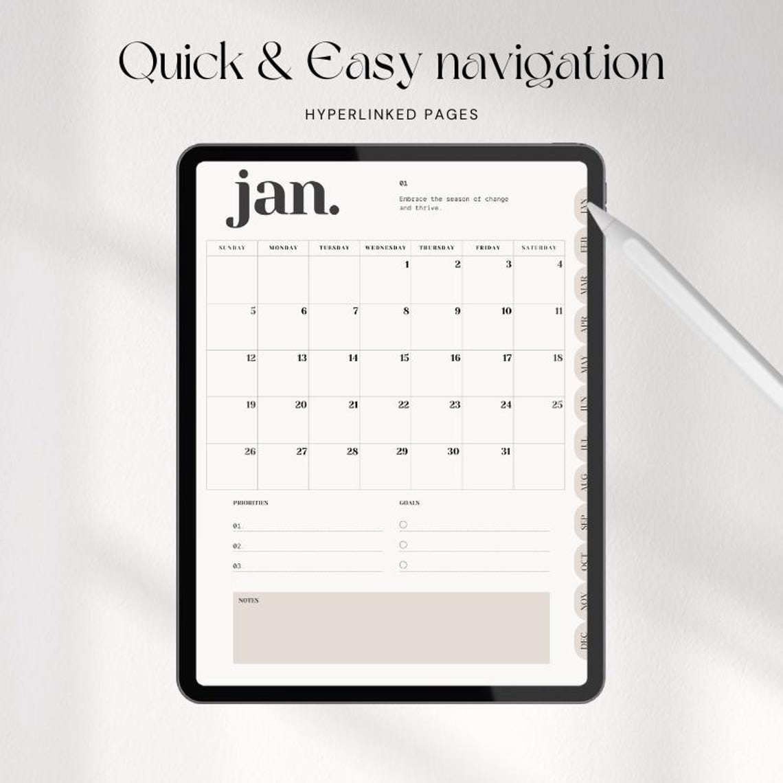 2025 Digital Planner for iPad & Android | Goodnotes and Notability ...