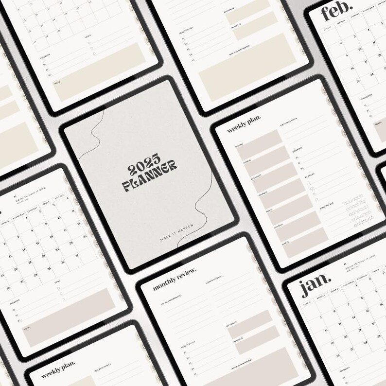 2025 Digital Planner for iPad & Android | Goodnotes and Notability ...