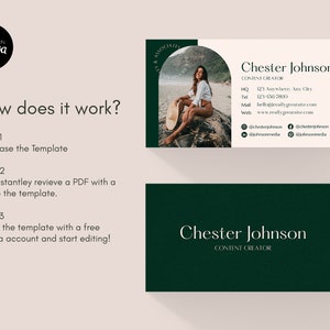 Business Card Template Canva | Best Seller Professional Canvas Template ...