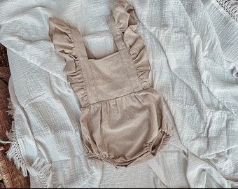 Ruffle Romper Baby | Etsy