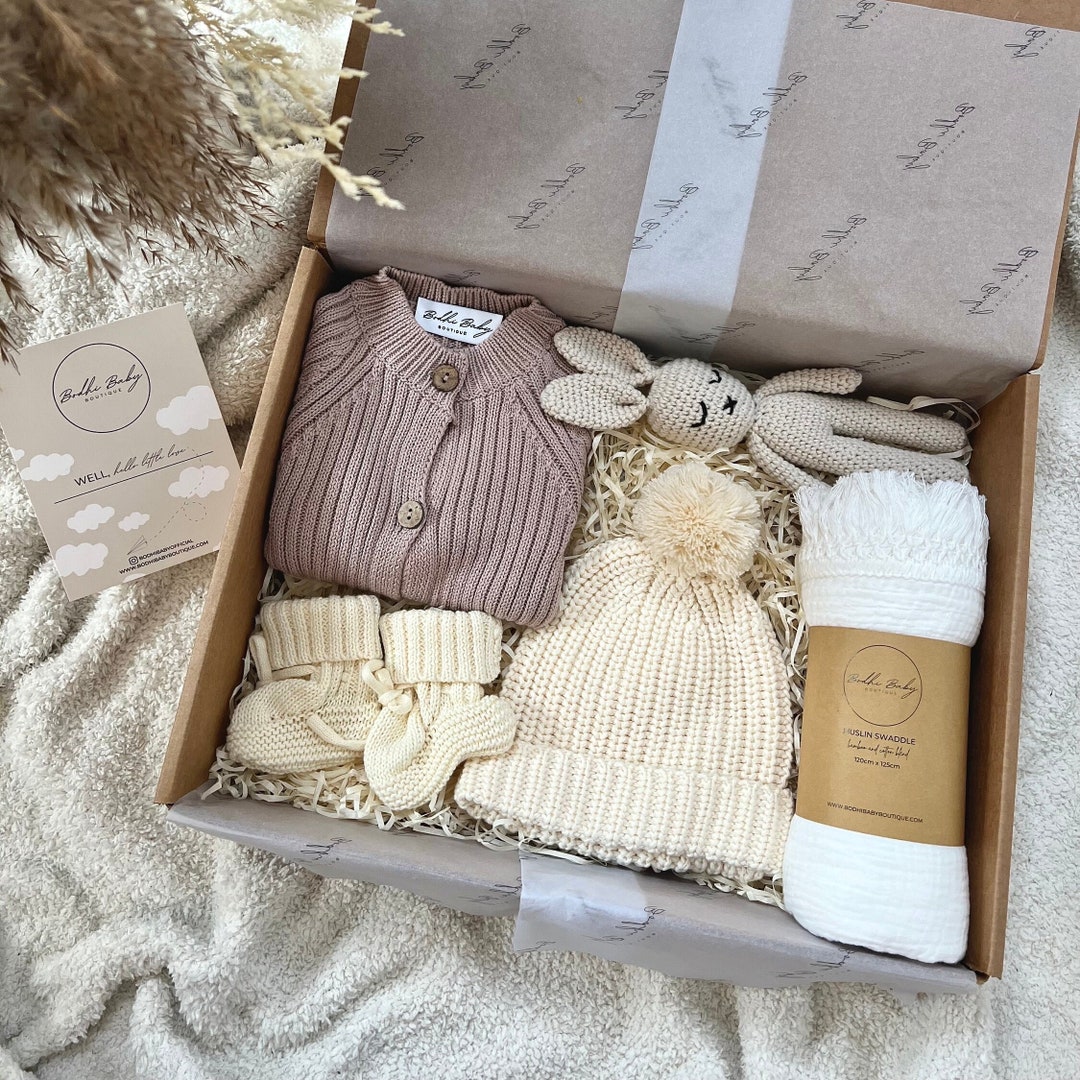 Baby Gift Box, Personalized Gift, Gender Neutral Baby Gift Set, Baby ...