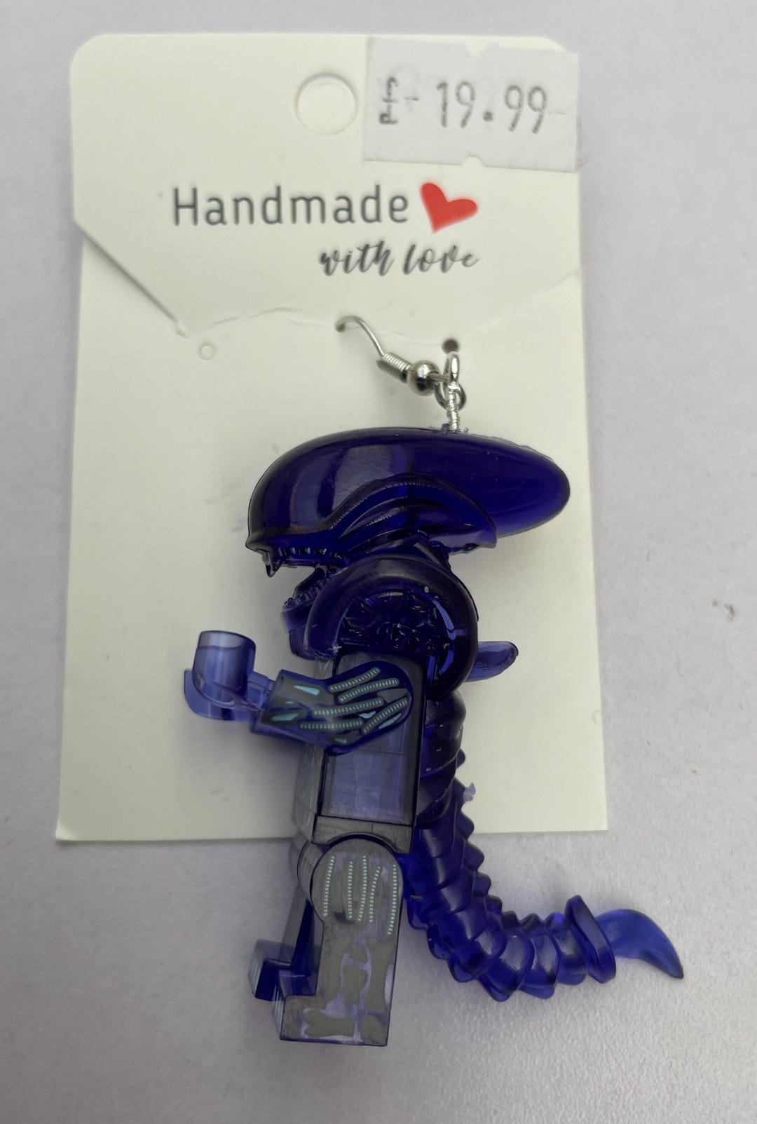 Alien Clear Blue Queen Xenomorph Minifigure From Alien Earring - Etsy
