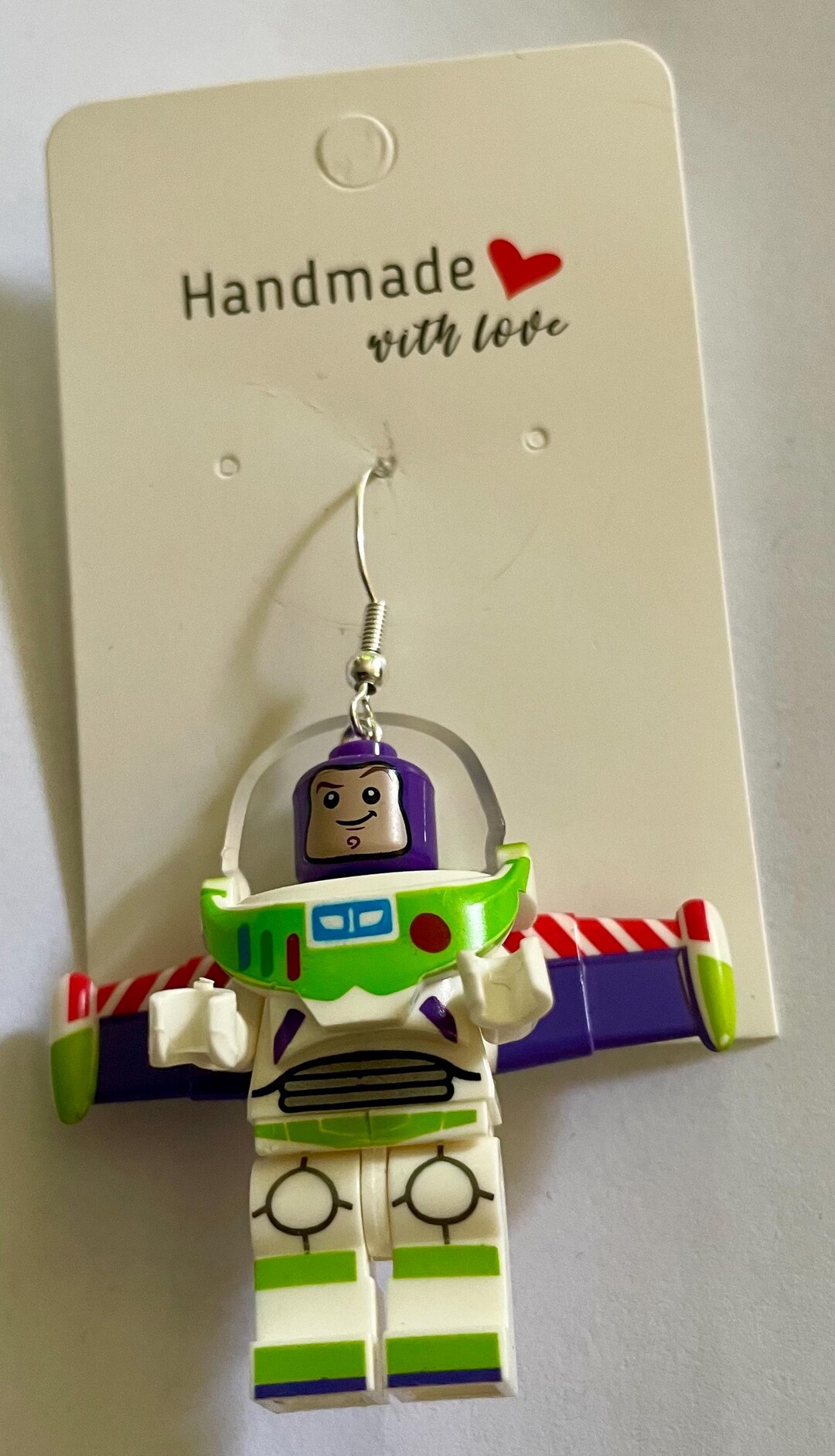 Buzz Lightyear From Toy Story Lego Minifigure Earring - Etsy