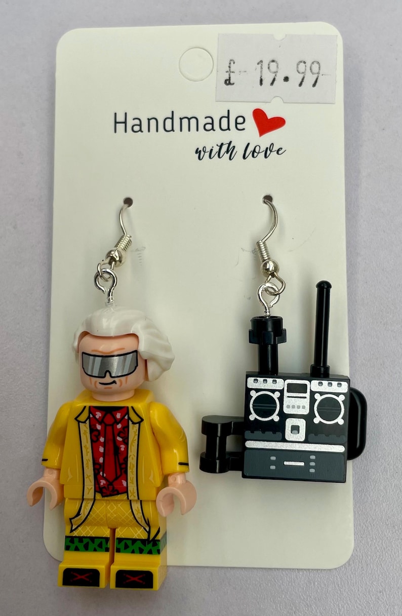 Doc Emmet Brown From Back to the Future With Remote Control Minifigure ...