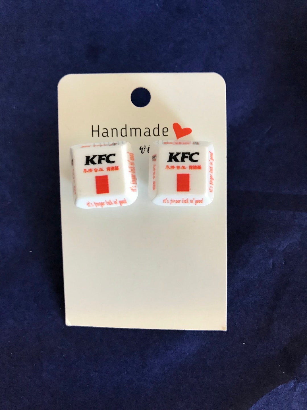 KFC Box Meal Earrings - Etsy