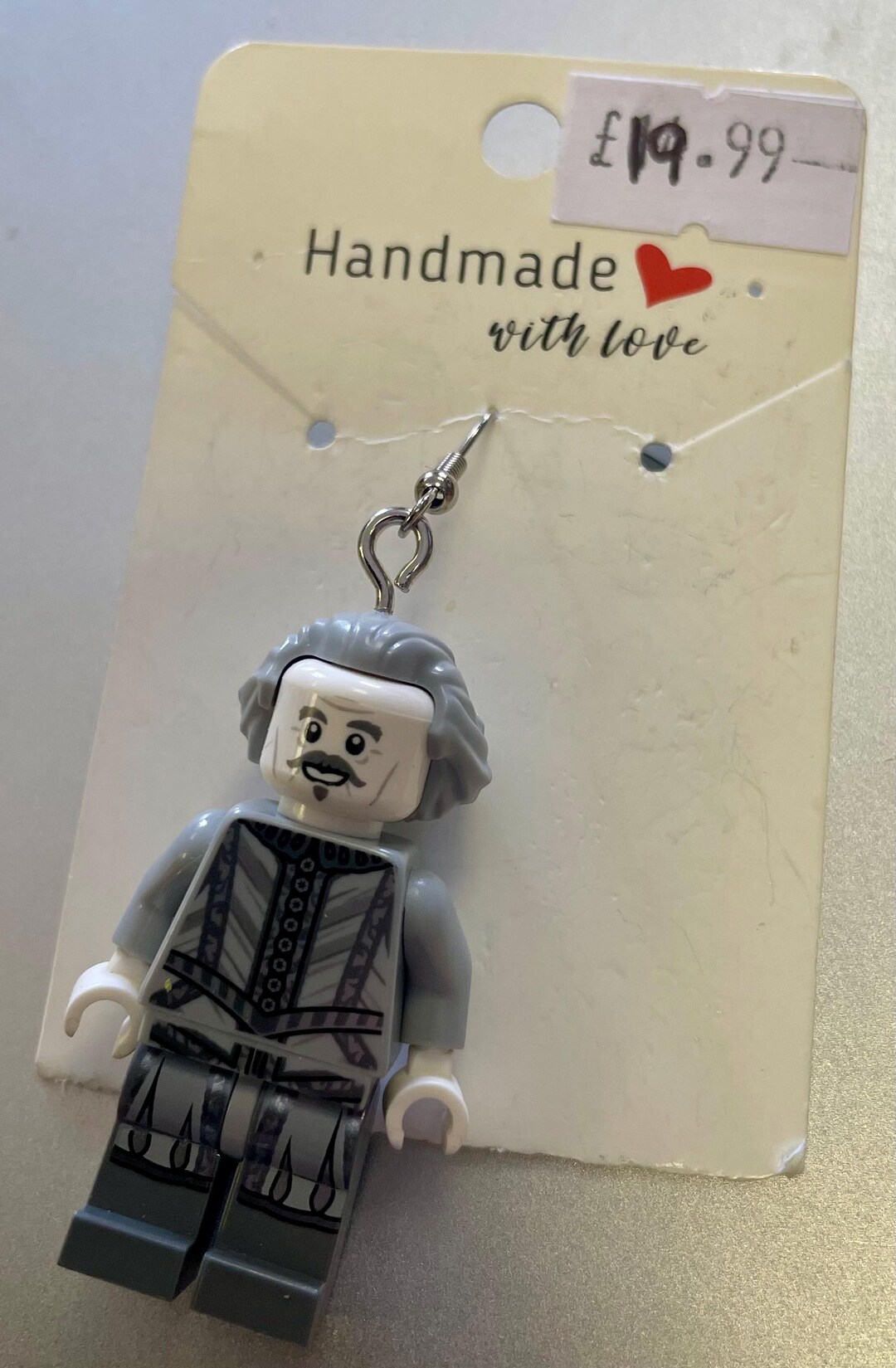 Nearly Headless Nick From Harry Potter Minifigure Earring - Etsy