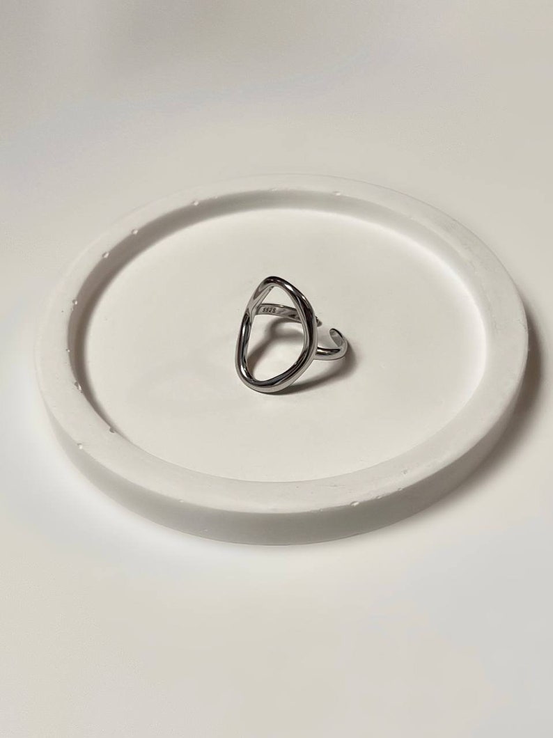 Open Oval Ring-jewelry Alloy - Open Ring - Waterproof Jewerly-dainty ...
