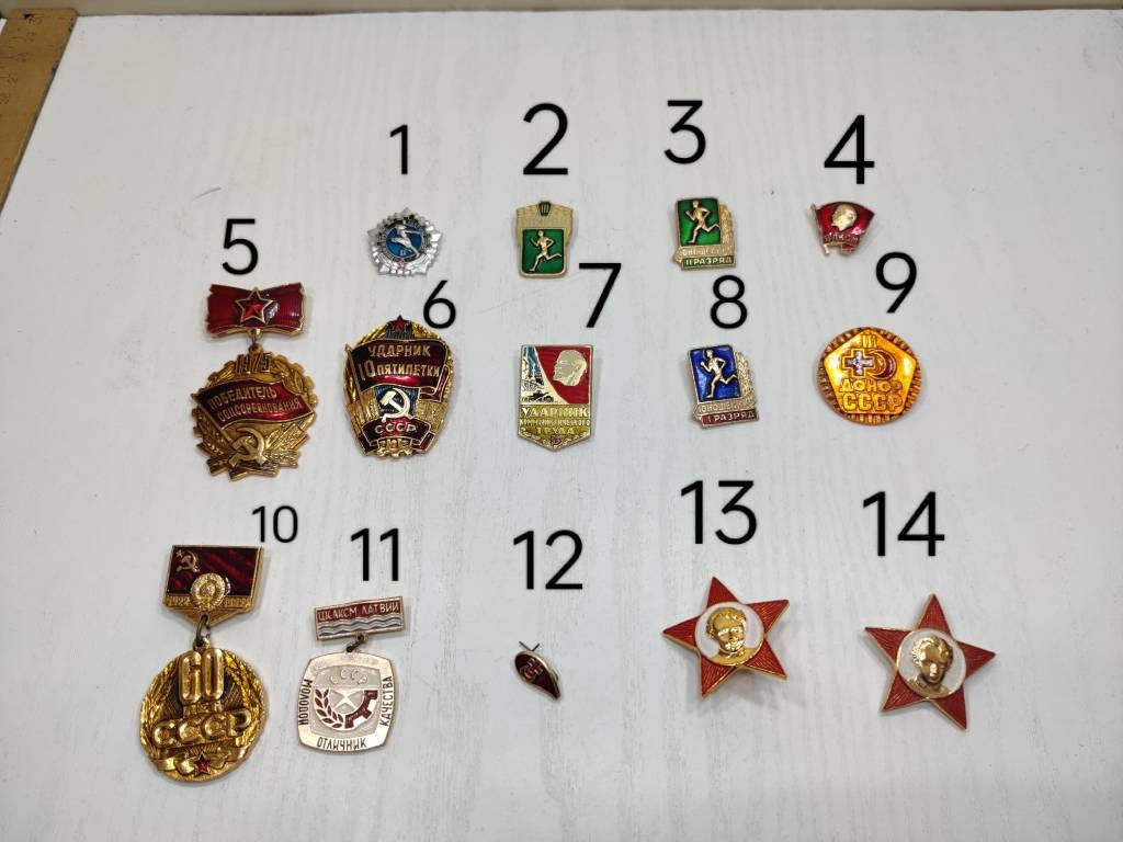 USSR Soviet Badges. Stalin CCCP 2 - Etsy