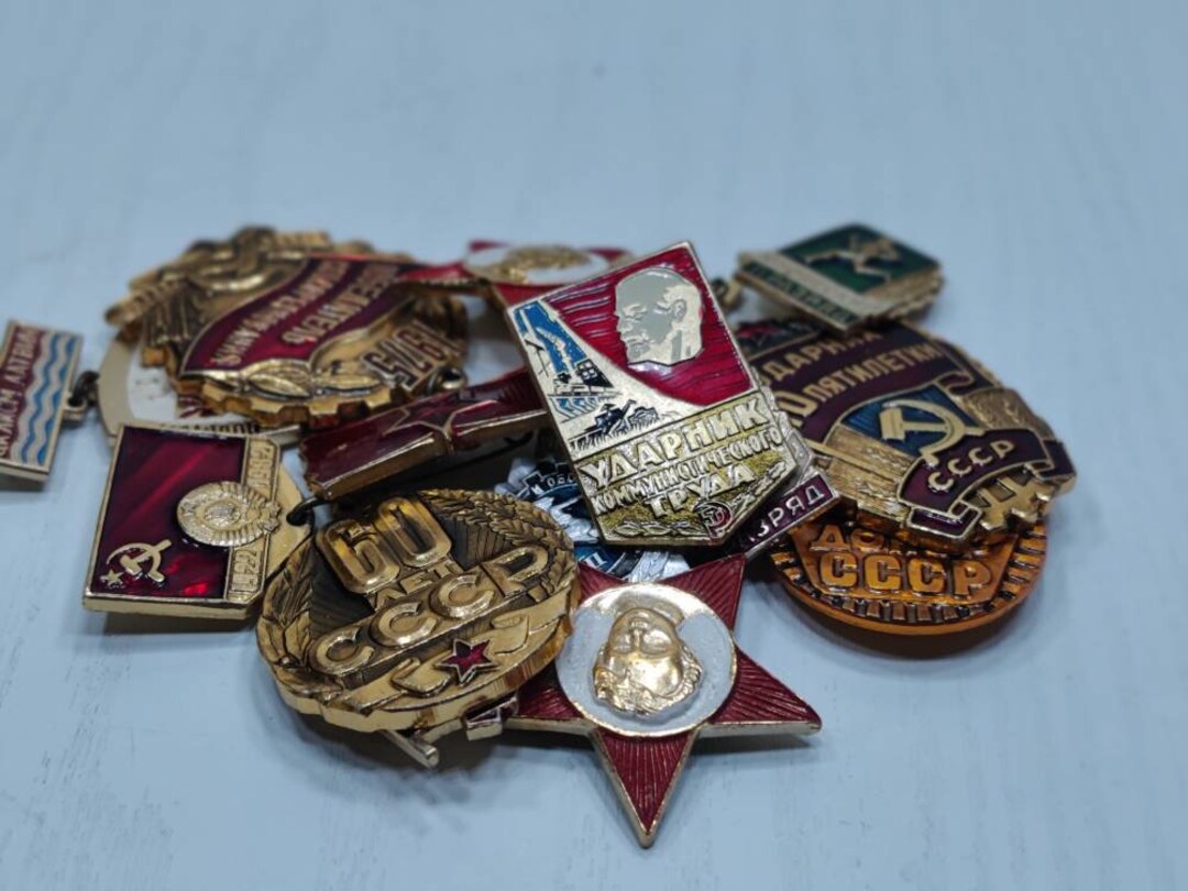USSR Soviet Badges. Stalin CCCP 2 - Etsy