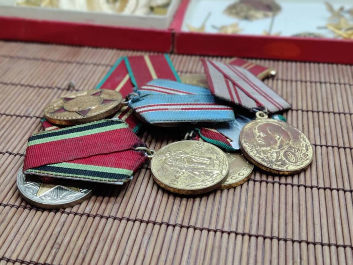 USSR Soviet WW2 Anniversary Medals. Stalin CCCP - Etsy