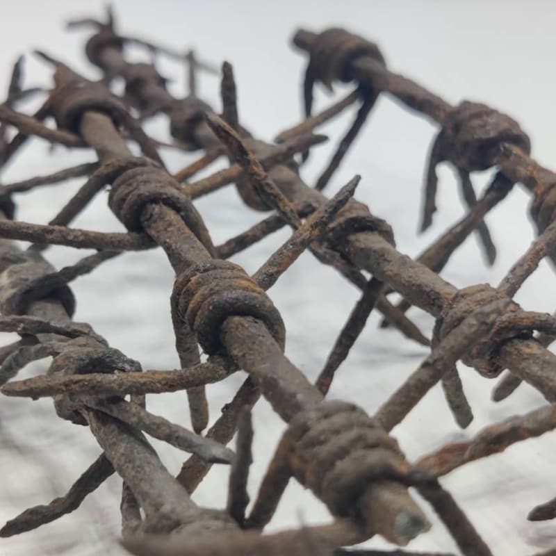 Rusty Barbed Wire - Etsy
