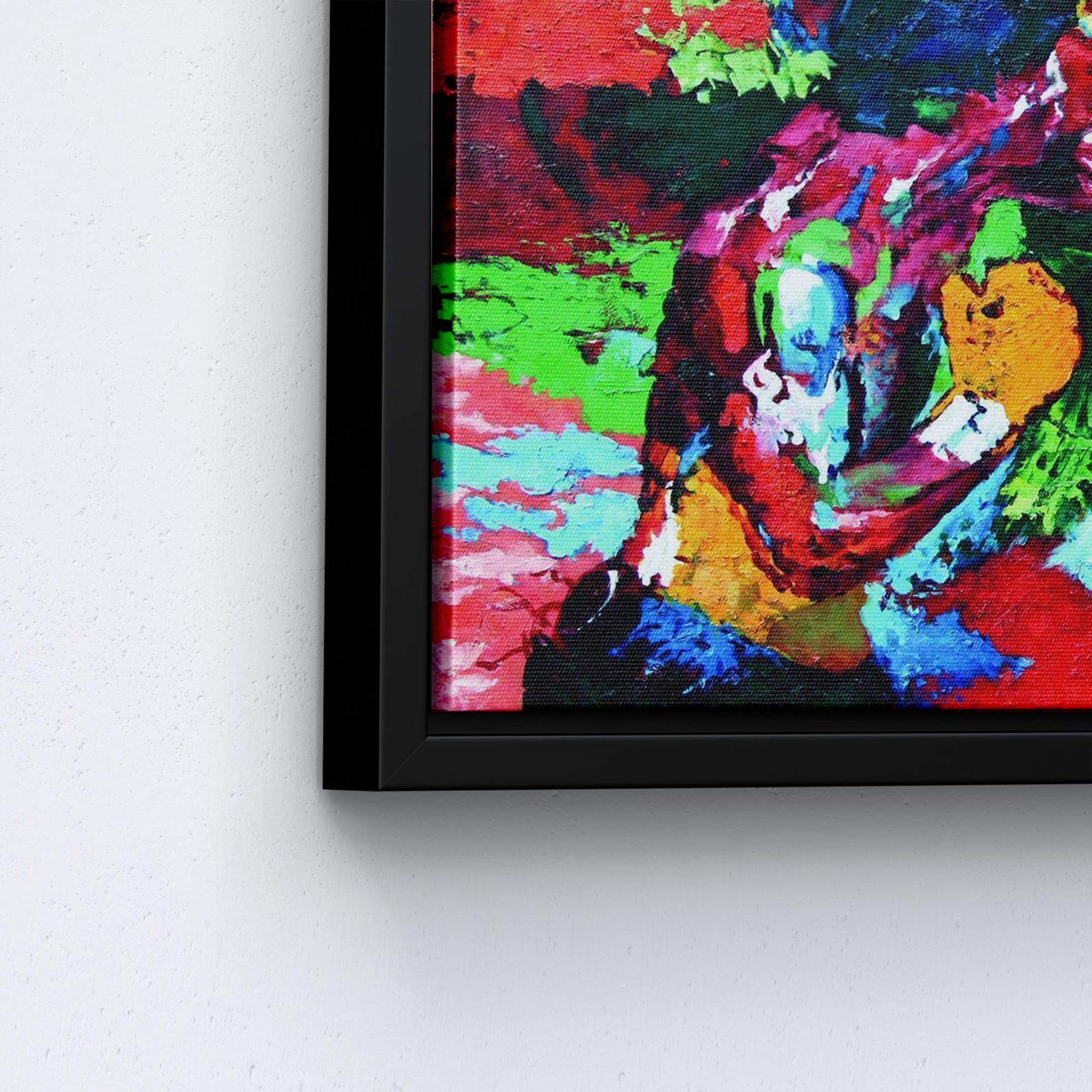 Rocky Balboa and Apollo Creed Boxing Match Canvas Art, Leroy Neiman ...