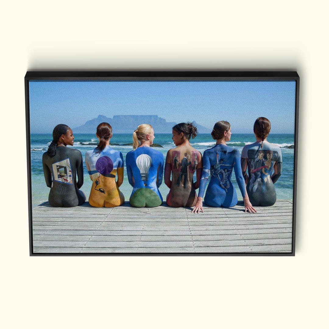 Pink Floyd Canvas, Rack Music Group Wall Art, Colorful Album Cover ...