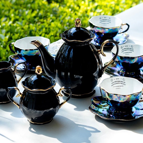 Goth Tea Set - Etsy