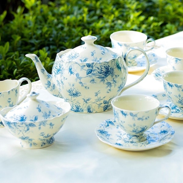 English Tea Set - Etsy UK