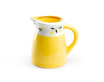 Ceramic Lemon Pitcher - Etsy