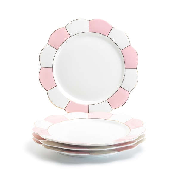 Pink Dinner Plates - Etsy