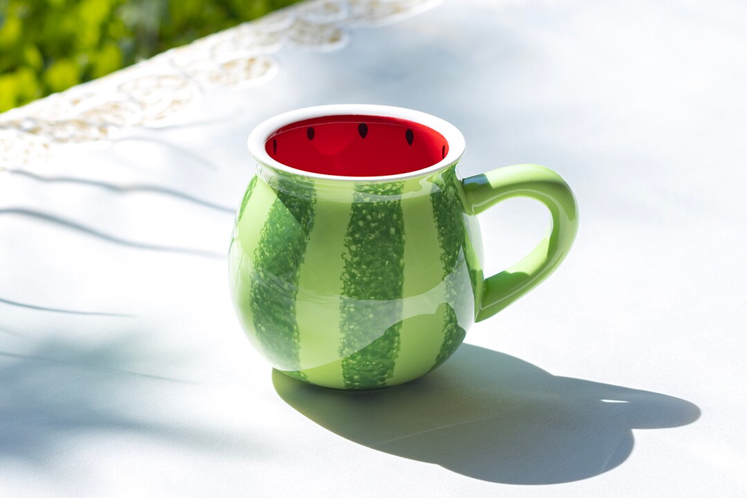 Watermelon 12oz Mug Watermelon Hand Crafted Mug Summer - Etsy