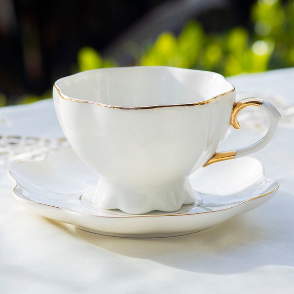 Porcelain Tea Cup - Etsy