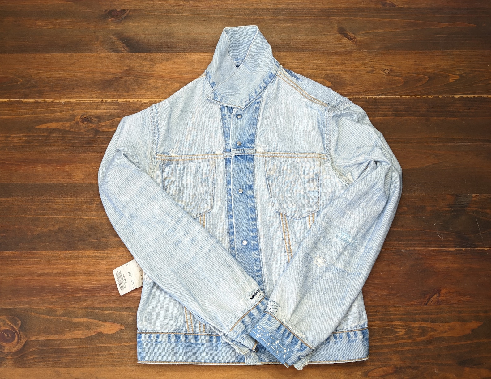 Levi's Denim Jacket Custom Sashiko BWM#30 - Etsy