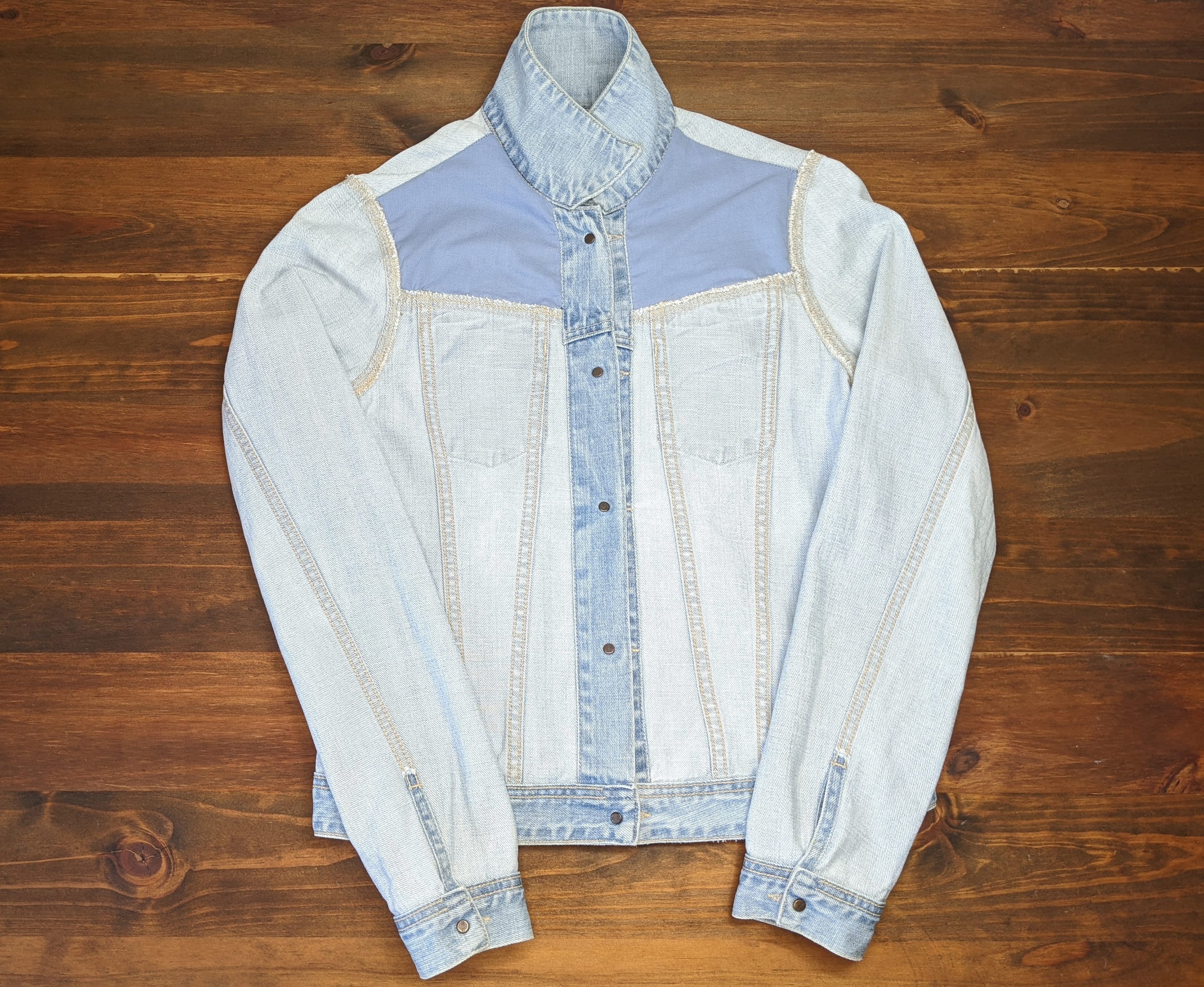 Edwin Denim Jacket Custom Sashiko - Etsy