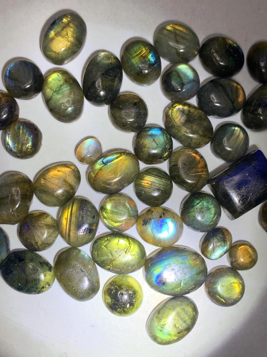 Labradorite Tumbled Stone - Multiple Sizes Available - Tumbled ...