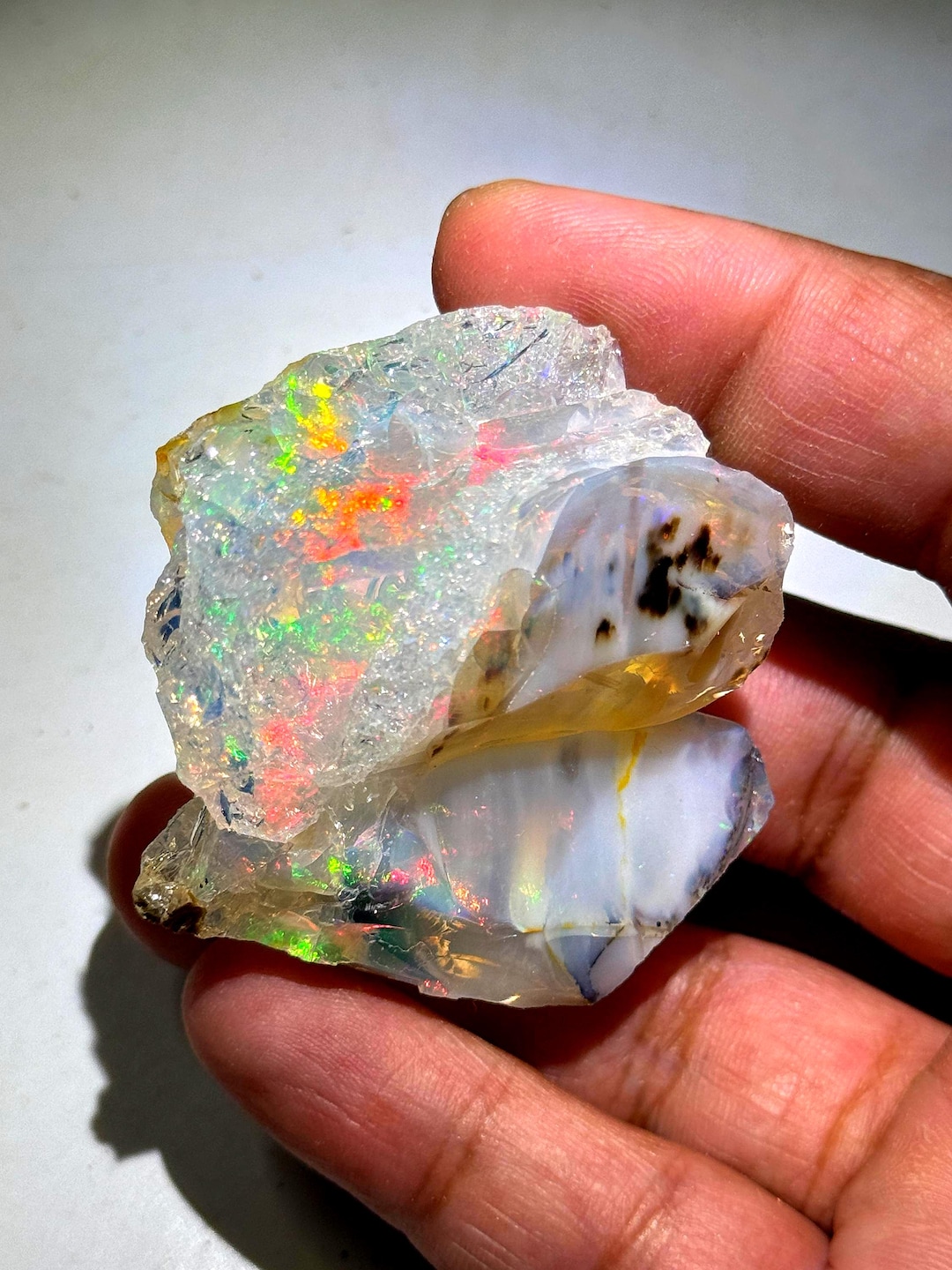 Very Rare Opal - Raw Ethiopian Opal - 100% Natural Color Rough ...